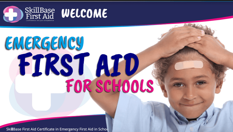Emergency First Aid for Schools Delegate Pack | SkillBase First Aid