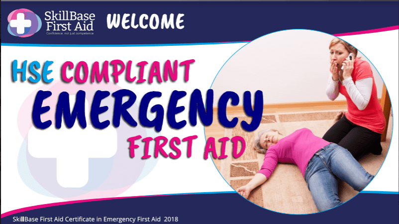 Emergency First Aid At Work Delegate Pack Skillbase First Aid